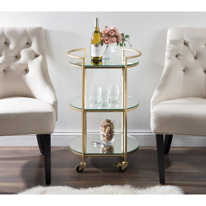 Mercer41 Ceferina Bar Cart & Reviews | Wayfair