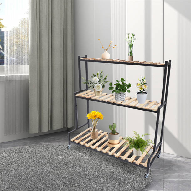17 Stories Naomhan Metal Weather Resistant Plant Stand & Reviews | Wayfair