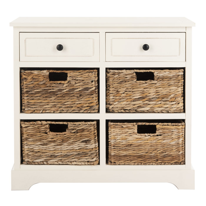 Beachcrest Home Painswick 26'' Tall Solid Wood 2 - Drawer Accent Chest ...