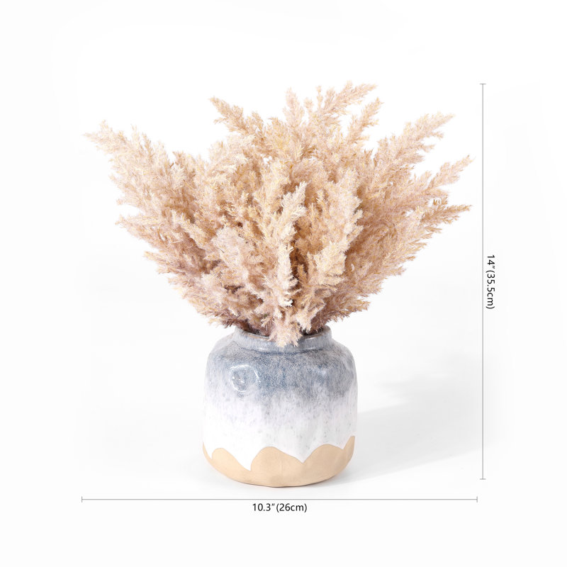 Primrue Corn Floral Arrangements in Pot | Wayfair