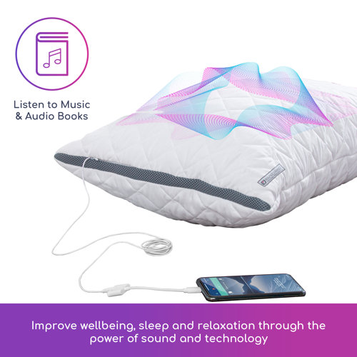 Soundasleep Speaker Pillow - Music Pillow with built in Speaker ...