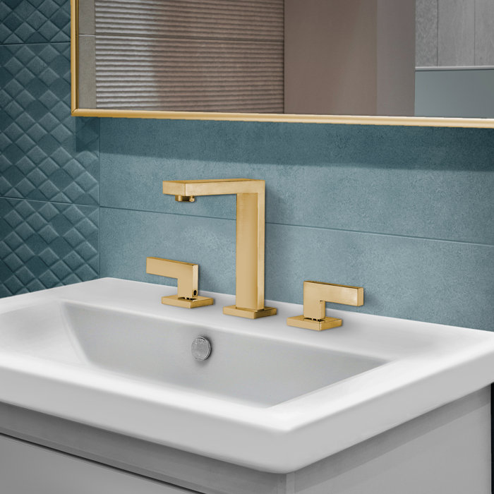 Fine Fixtures Widespread Faucet Bathroom Faucet & Reviews | Wayfair
