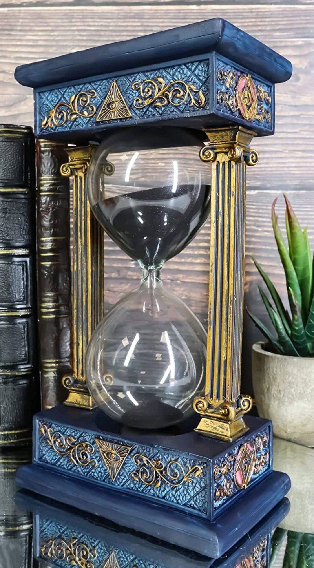 Darby Home Co Hosler Sand Timer with Victorian Pillars Figurine | Wayfair