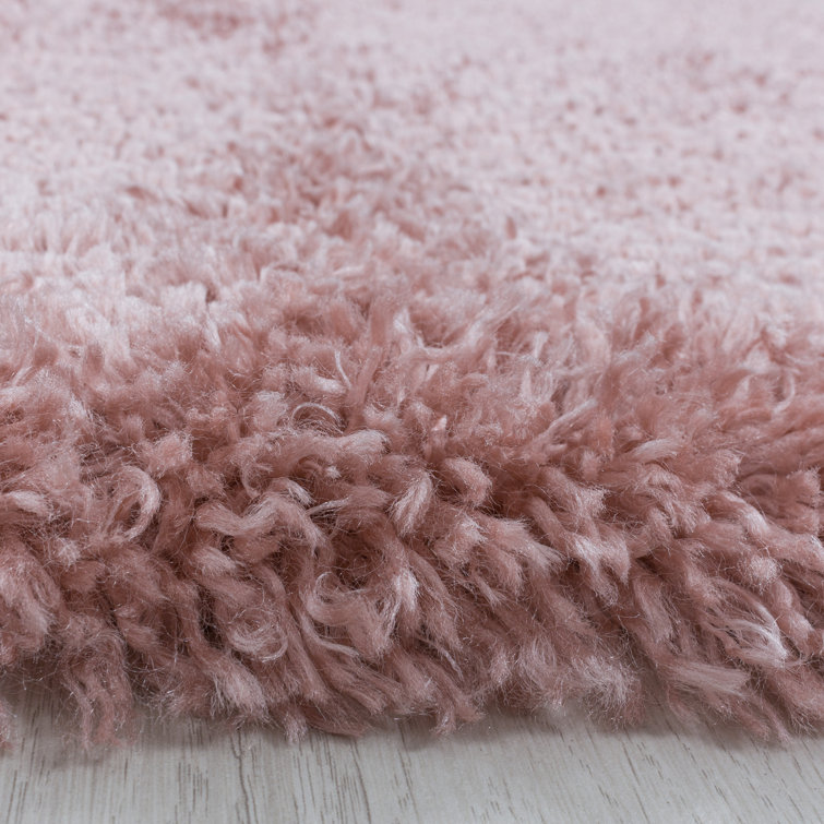 Etta Avenue Calderon Shaggy Rose Rug & Reviews | Wayfair.co.uk