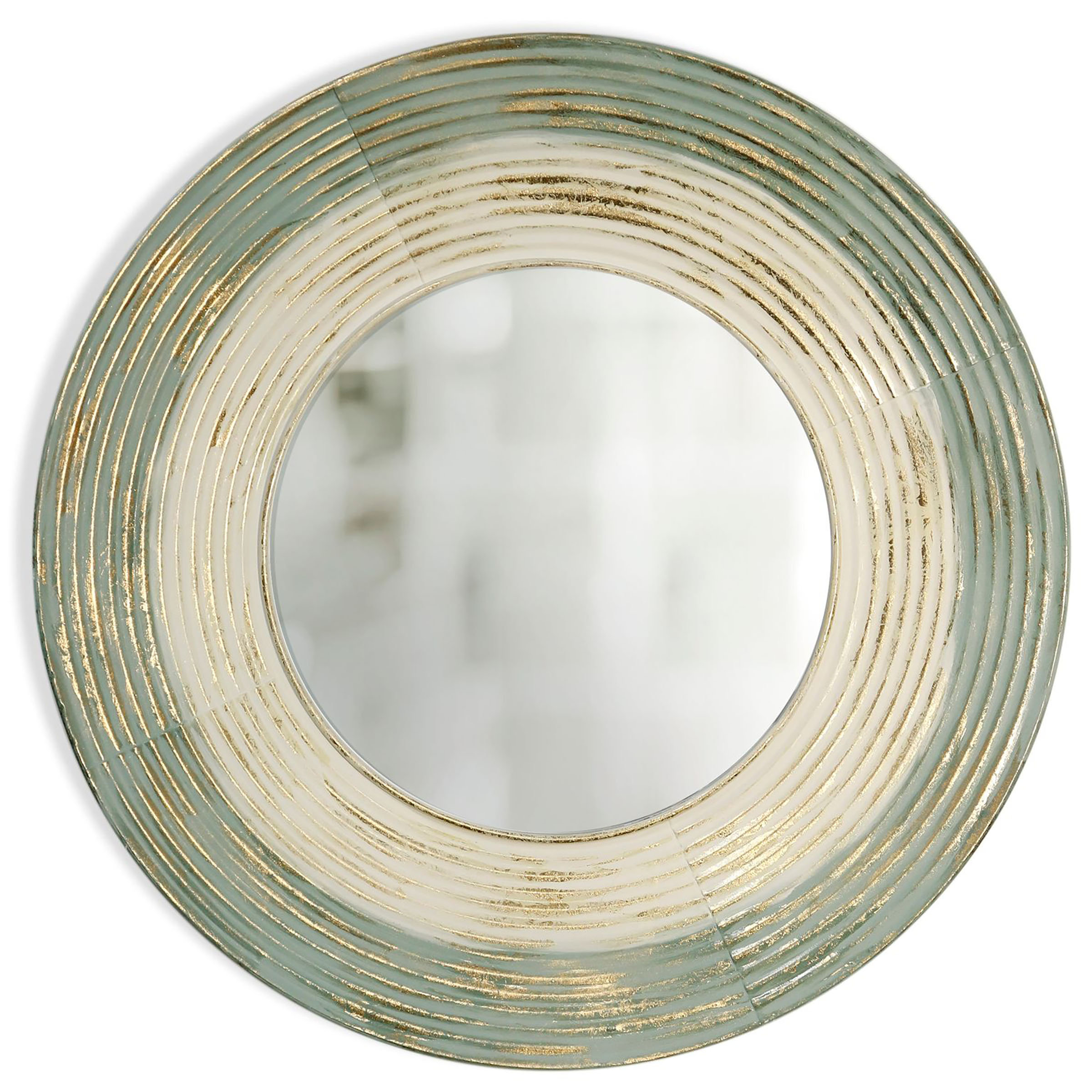 Everly Quinn Round Metal Wall Mirror | Wayfair