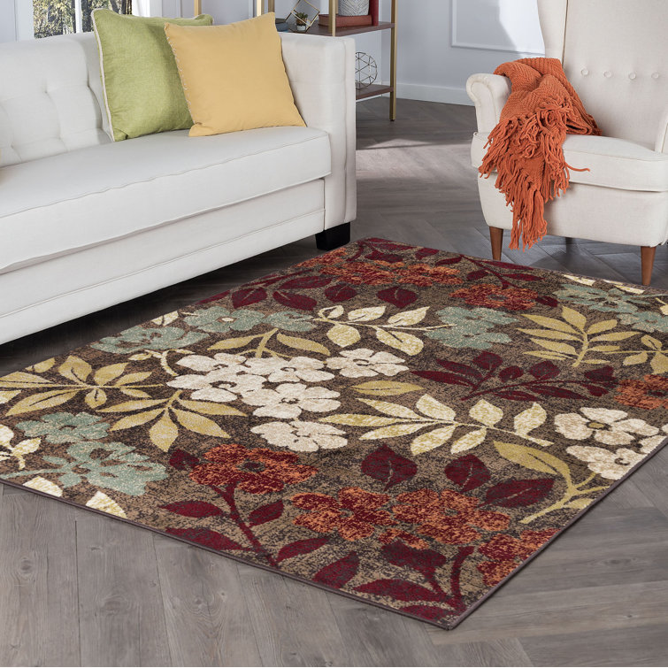 Red Barrel Studio® Highfill Transitional Brown Area Rug & Reviews | Wayfair