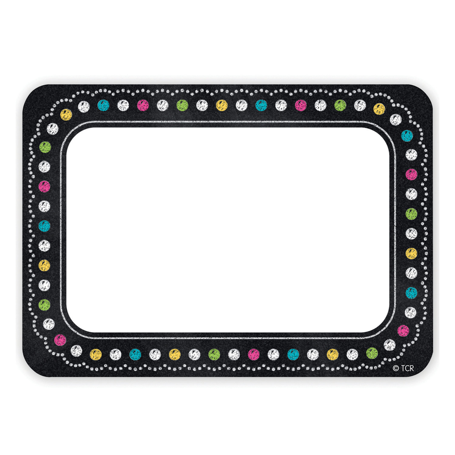 Teacher Created Resources Chalkboard Bright Name Tags/Labels | Wayfair