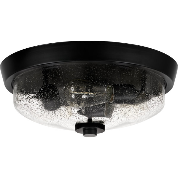 Breakwater Bay Glass Flush Mount & Reviews | Wayfair