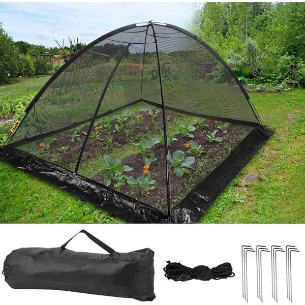 VEVOR Pond Cover Dome, Garden Pond Net, 1/2 Inch Mesh Dome Pond Net ...