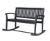 August Grove® Outdoor Campton Rocking Solid Wood Bench & Reviews | Wayfair