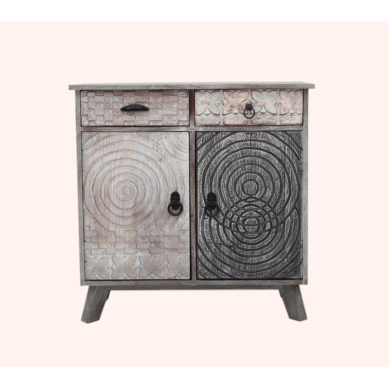 World Menagerie Hudgins 80cm Wide 2 Drawer | Wayfair.co.uk