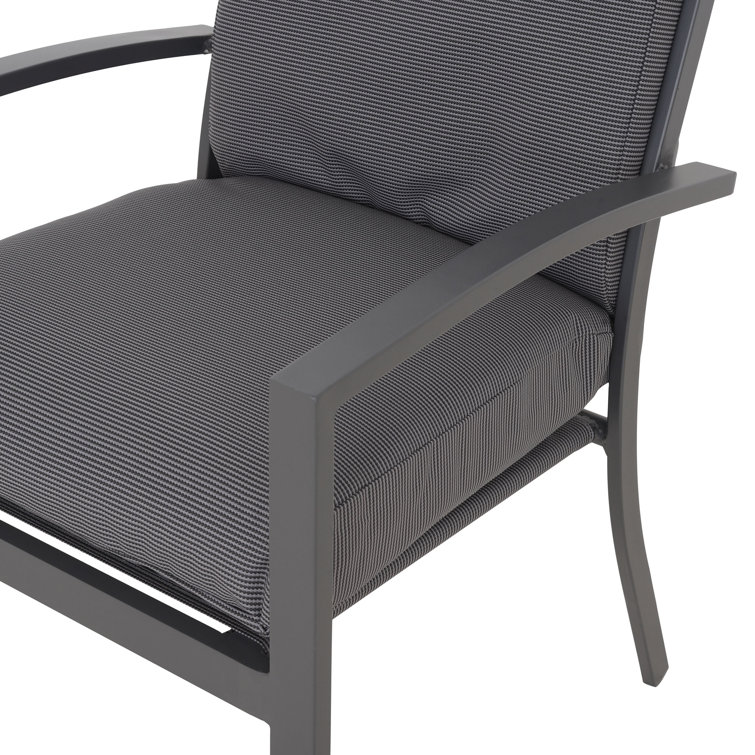 ClassicLiving High Back Chair Matzo L.60 L.72.5 H.93 Grey | Wayfair.co.uk