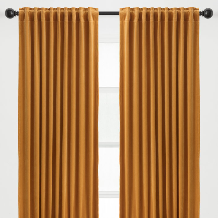 Eider & Ivory™ Mondragon Polyester Room Darkening Curtains / Drapes ...