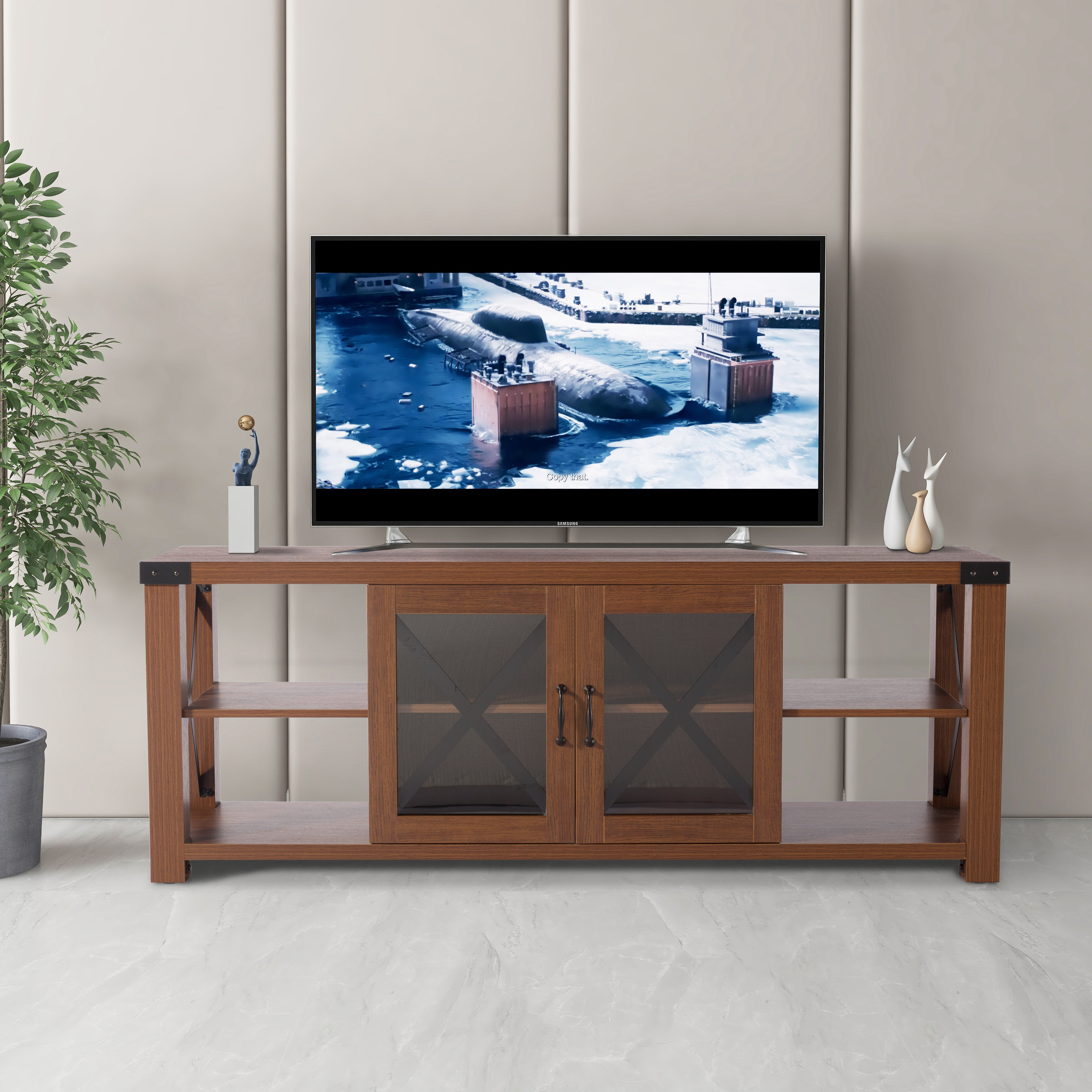 Gracie Oaks Lorolla TV Stand for TVs up to 60" | Wayfair