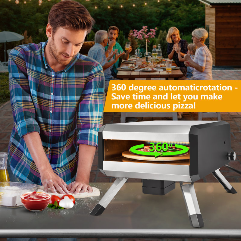 ARC Portable Rotating Gas Pizza Oven for Outdoor | Wayfair