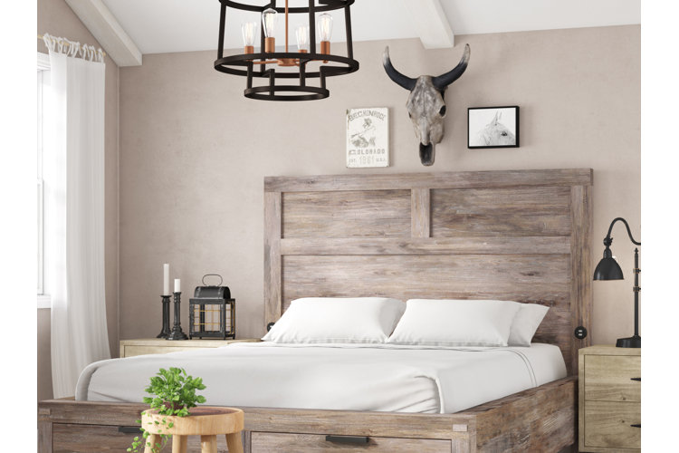 17 Modern Rustic Bedroom Ideas for Comfort & Style | Wayfair