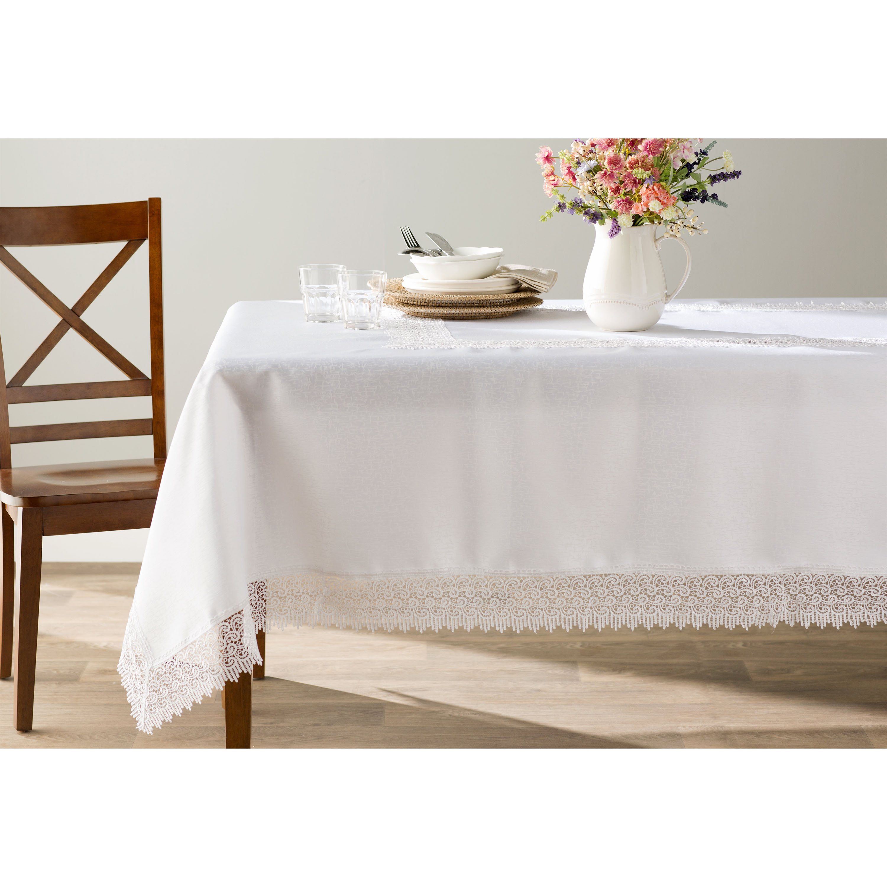 One Allium Way® Alienor Polyester Tablecloth & Reviews | Wayfair