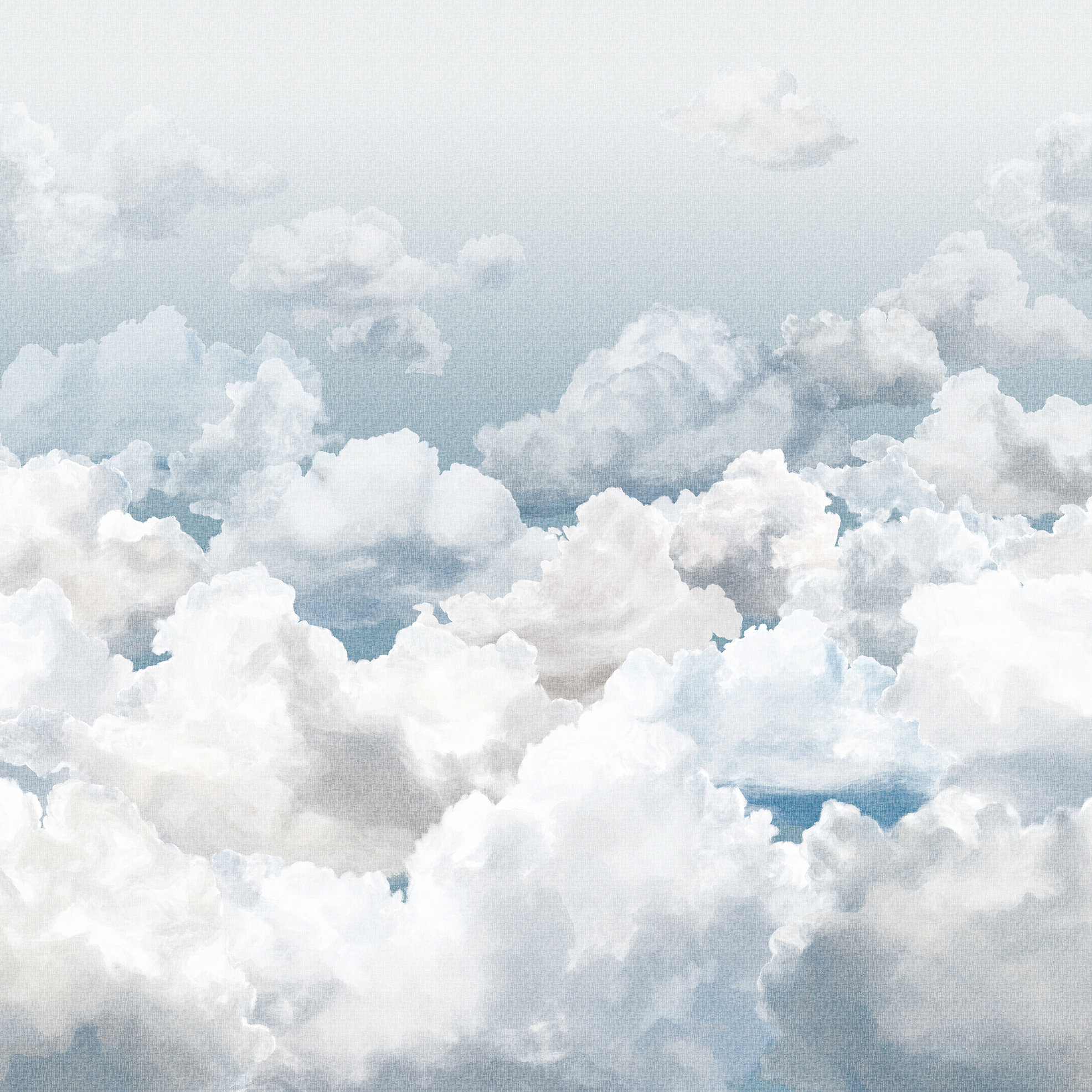 Galerie Wallcoverings Crafted Clouds 4-Panel Wall Mural 8.8' L x 110.2 ...
