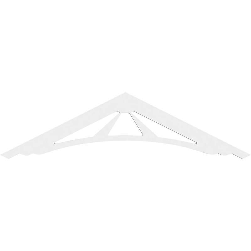 PCI Enterprises Stanford Architectural Grade PVC Gable Pediment ...