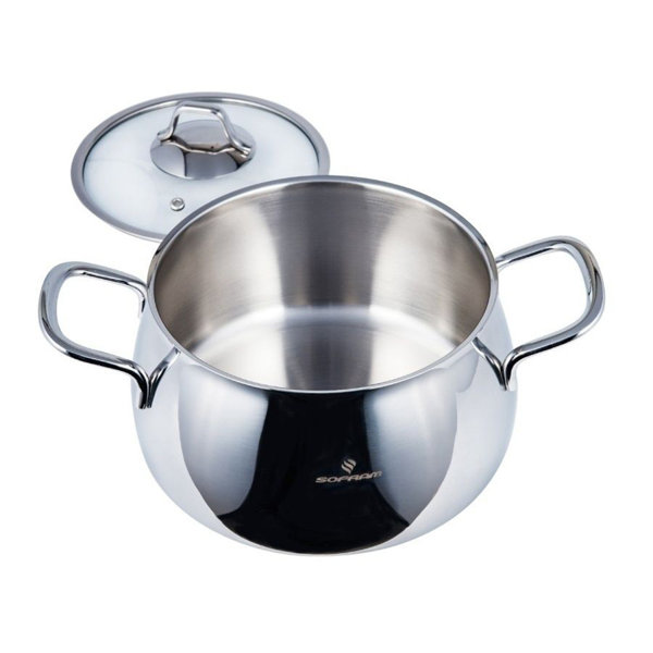 SOFRAM Stainless Steel Deep Stock Pot | Wayfair