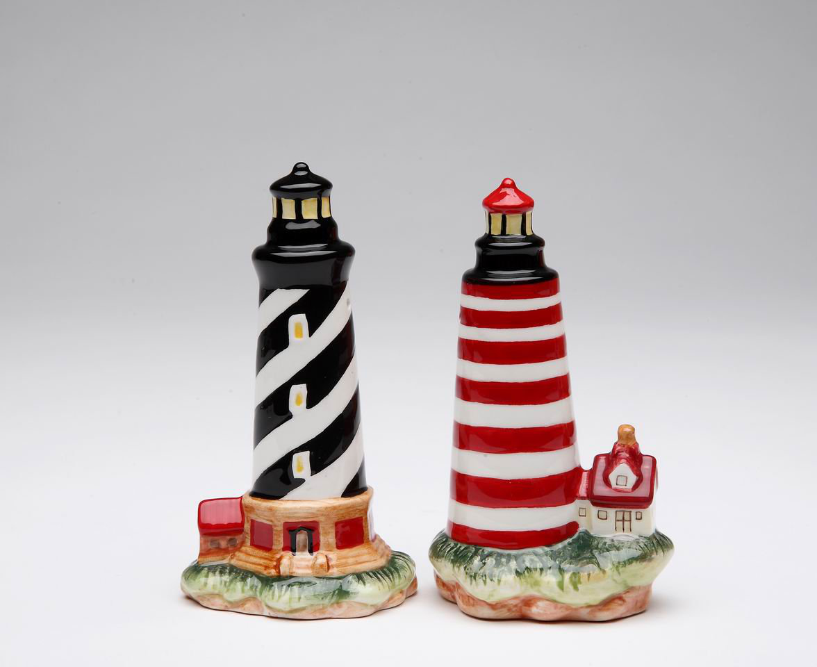 CosmosGifts Cosmos Gifts Lighthouse 2-Piece Salt & Pepper Set & Reviews ...