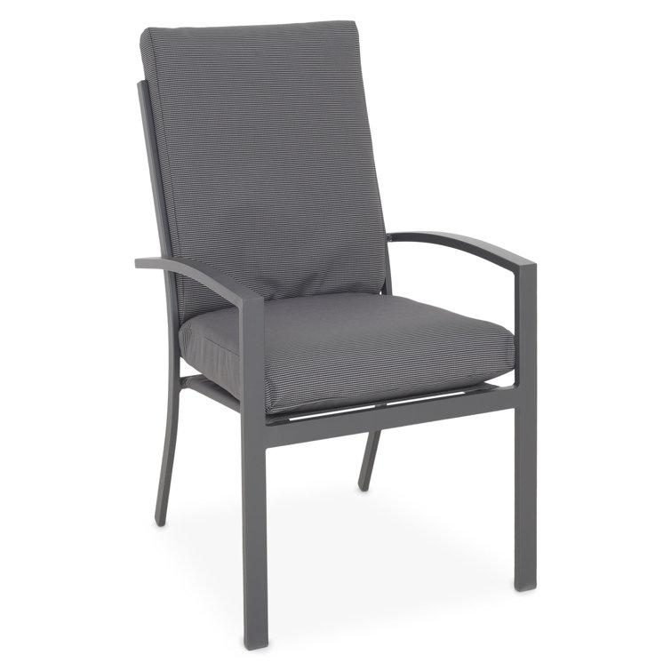 ClassicLiving High Back Chair Matzo L.60 L.72.5 H.93 Grey | Wayfair.co.uk