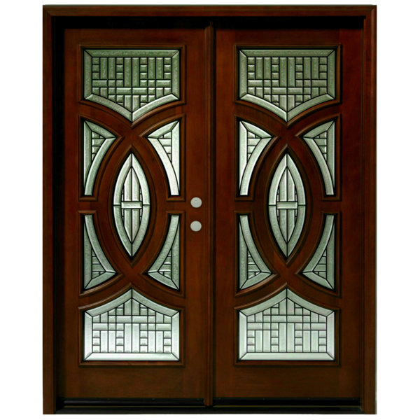 Asian Pacific Products Inc. Circular Delux Wodd Prehung Front Entry ...