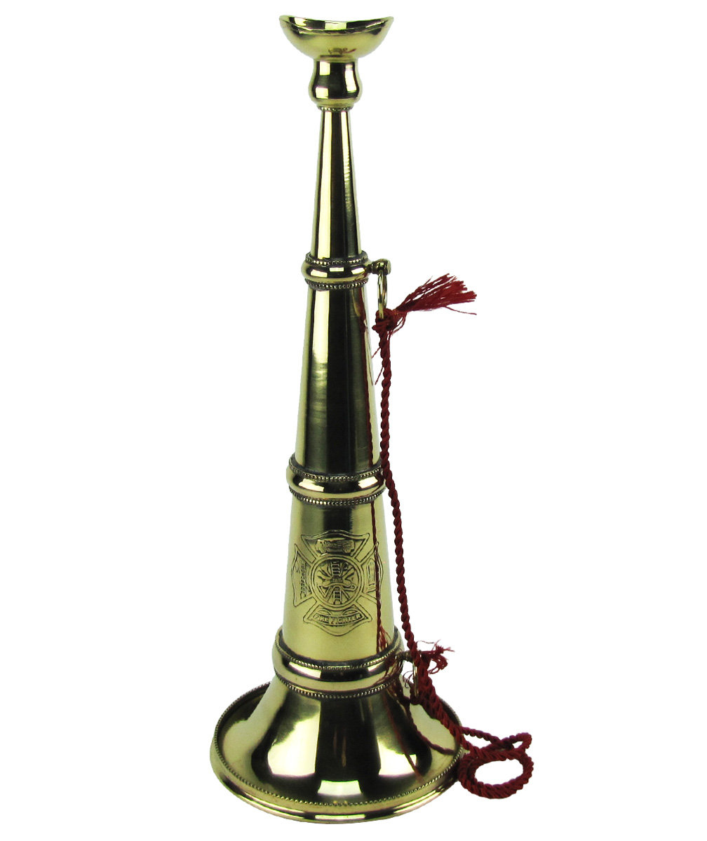 Winston Porter Kinmundy Solid Brass Fireman Speaking Trumpet ...