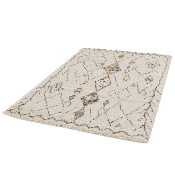 Langley Street Emrys Beige/Orange/Blue Rug | Wayfair.co.uk