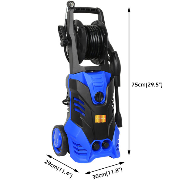 Meerveil Electric Pressure Washer 3060 Psi/211 Bar Water High Power Jet ...