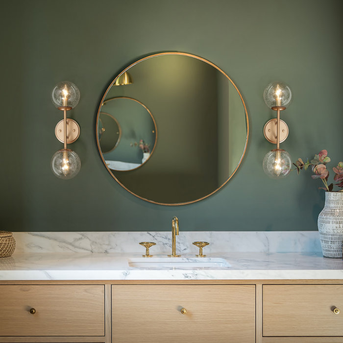 Greyleigh™ Ledger 2 - Light Dimmable Vanity Light & Reviews | Wayfair