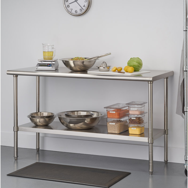 Symple Stuff Christner Metal Prep Table & Reviews | Wayfair