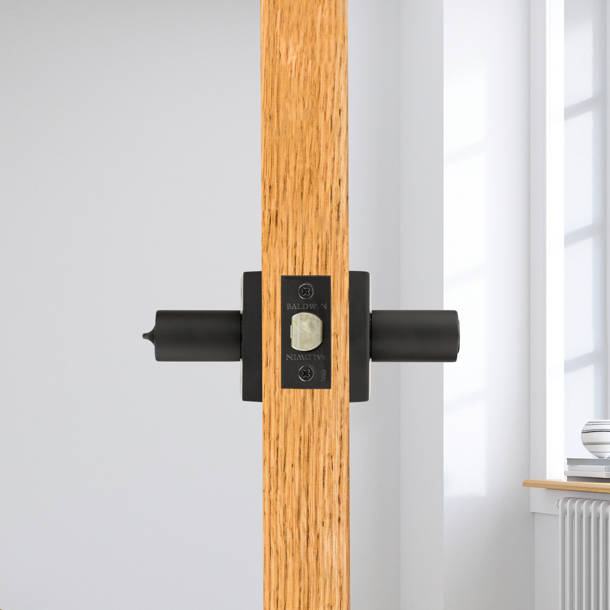 Baldwin Soho Handleset with Double Cylinder Deadbolt and Door Lever and ...
