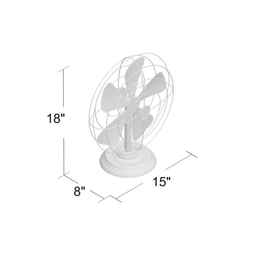 Birch Lane™ Tremaine Decorative Metal Fan Sculpture & Reviews | Wayfair