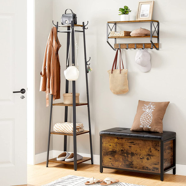 Union Rustic Clary Freestanding - Hook Coat Rack & Reviews | Wayfair