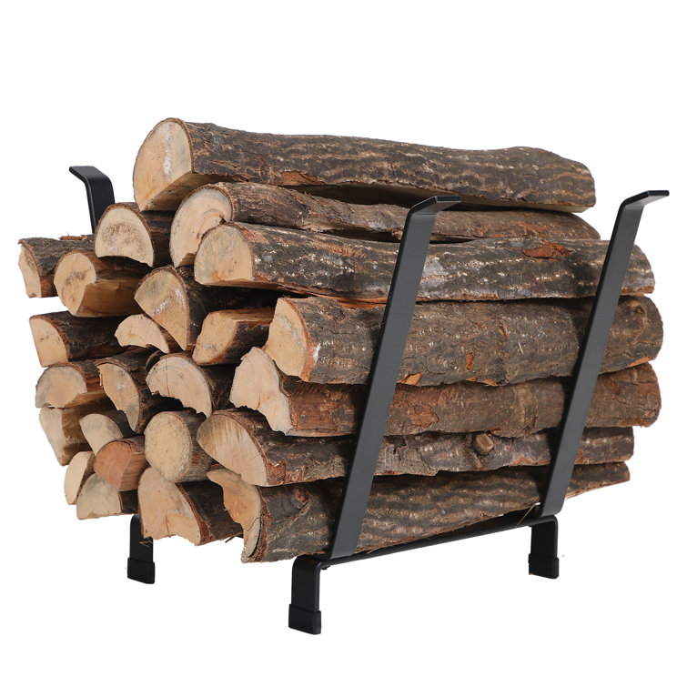 Winston Porter Abhijith 13'' W Enamel Coated Steel Log Rack & Reviews ...