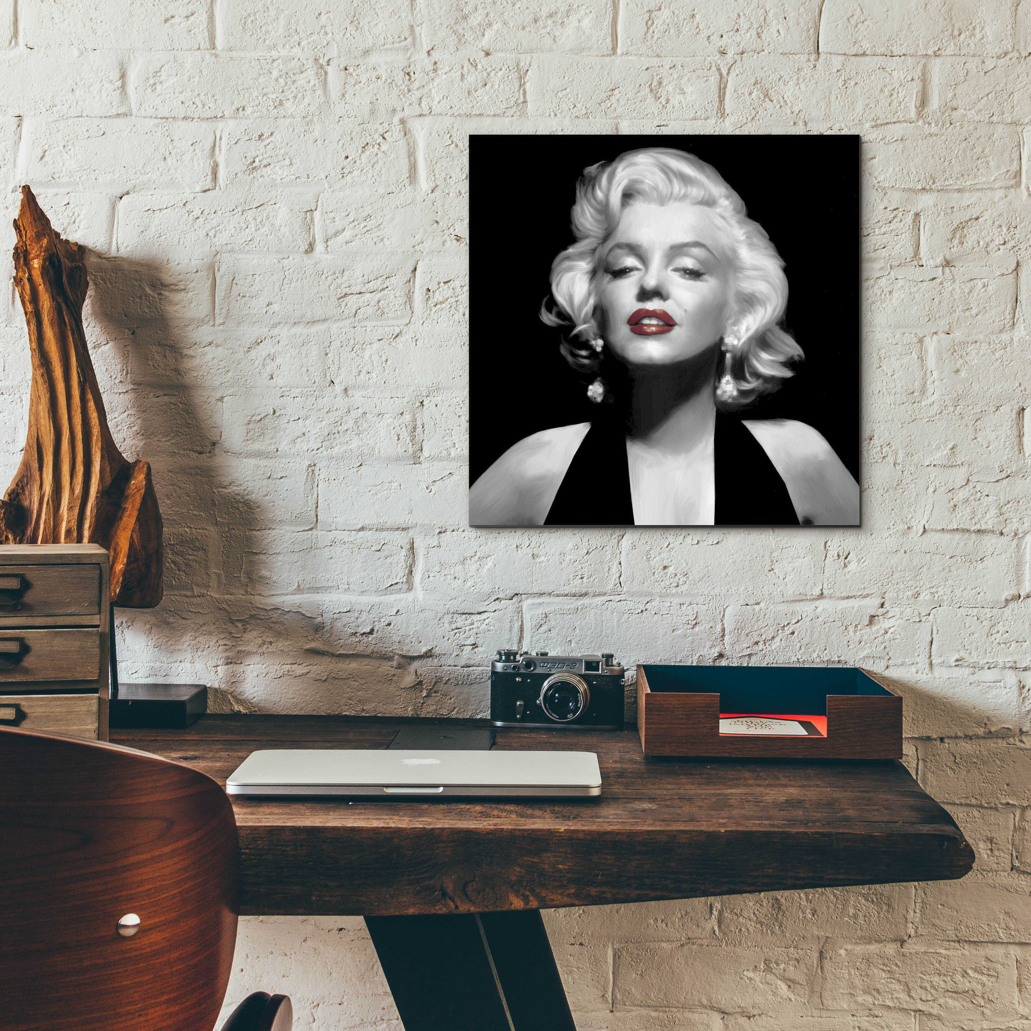 House of Hampton® Epic Art 'Halter Top Marilyn Red Lips' By Chris Co ...