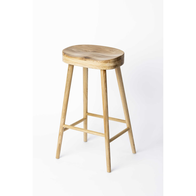 Alpen Home Pigg Solid Wood 70Cm Bar Stool | Wayfair.co.uk