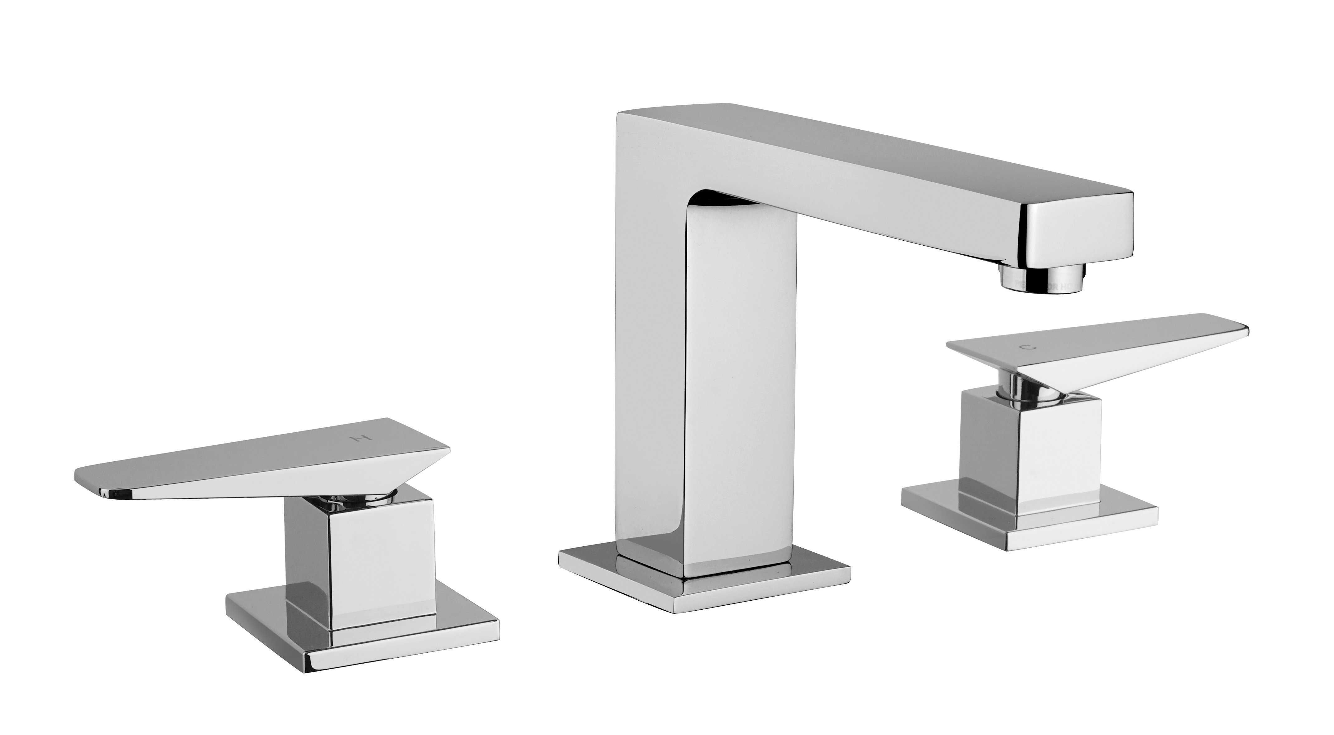 LaToscana Quadro Widespread Faucet Bathroom Faucet with Drain Assembly ...