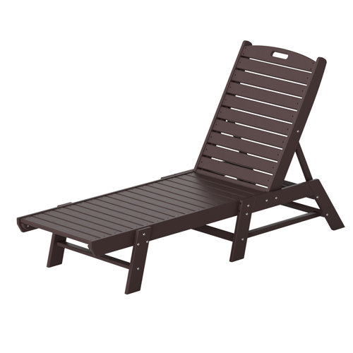 Lark Manor Alfea Outdoor HDPE Chaise Lounge | Wayfair