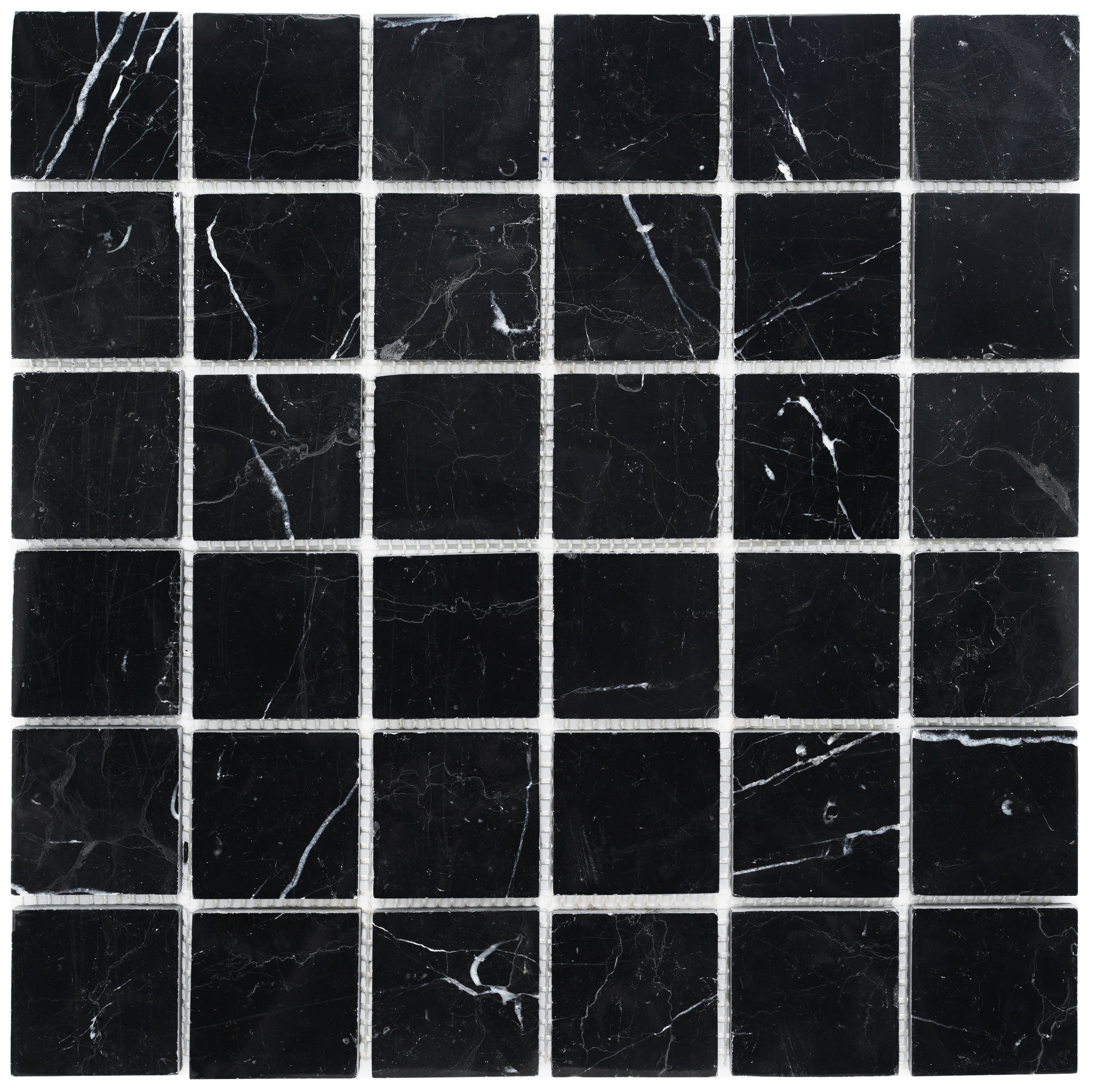 MatrixStoneUSA 2" x 2" Natural Stone Mosaic Floor Use Tile | Wayfair