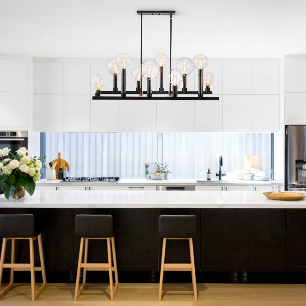 17 Stories Syracuse 10 - Light Dimmable Kitchen Island Modern Linear ...