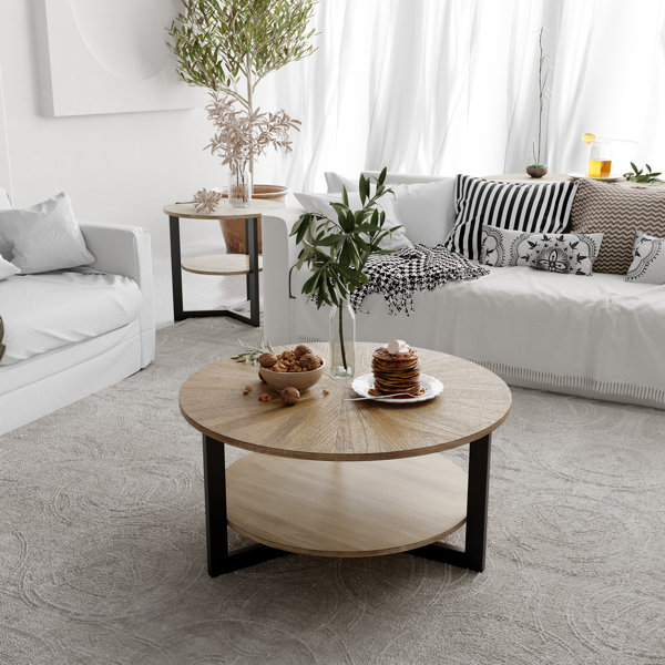 Telescoping-round-coffee-table | Wayfair