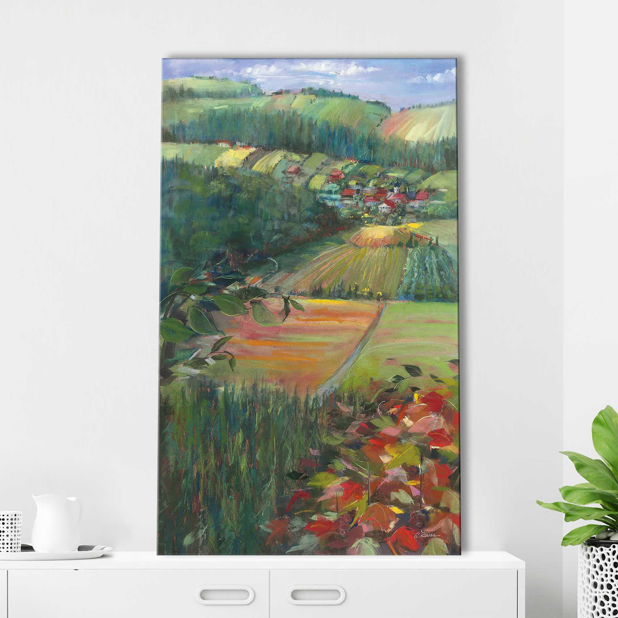 PicturePerfectInternational Country Fields by Carol Rowan - Painting ...