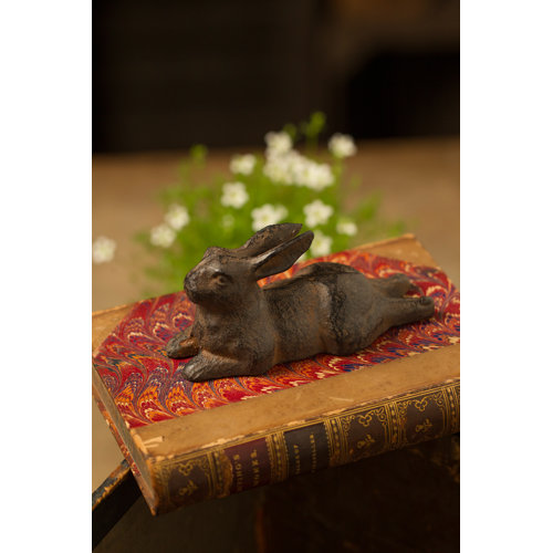 Charlton Home® Tignall Cast Iron Bunny Rabbit & Reviews | Wayfair