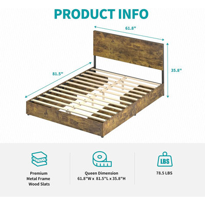 Millwood Pines Aahim Storage Bed | Wayfair