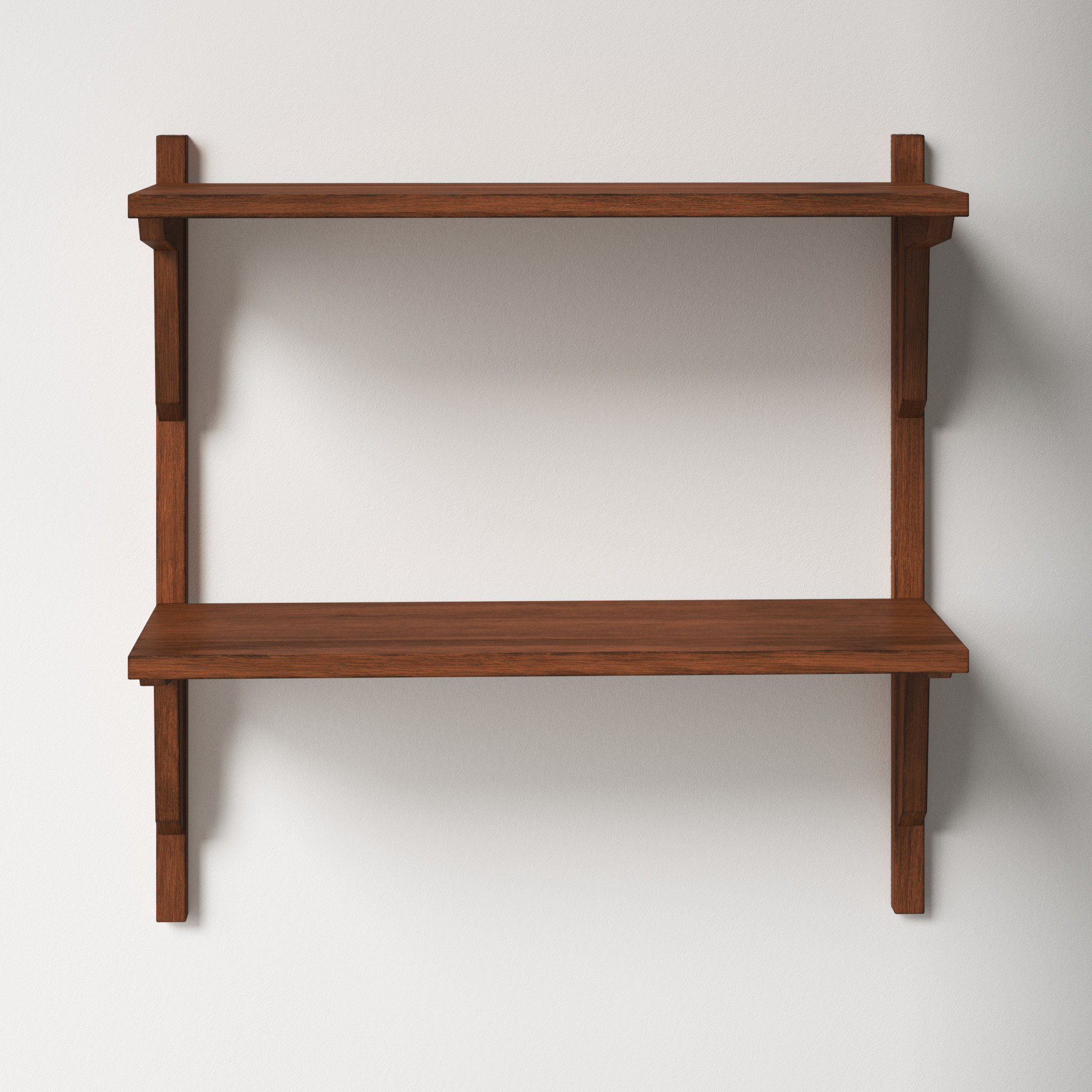 AllModern Baez Poplar Solid Wood Wall Shelf & Reviews | Wayfair