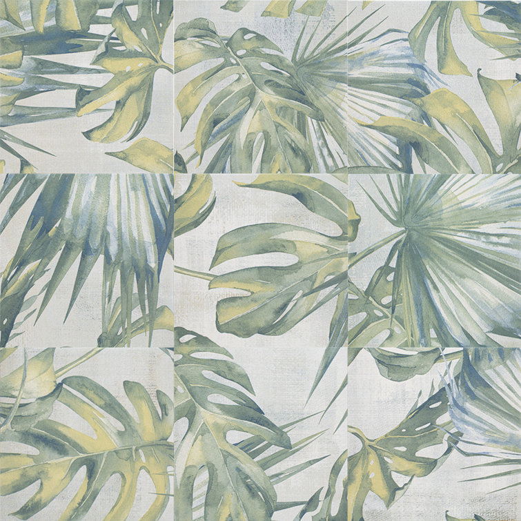 Roca Tiles Selva Leaves 8x8 | Wayfair