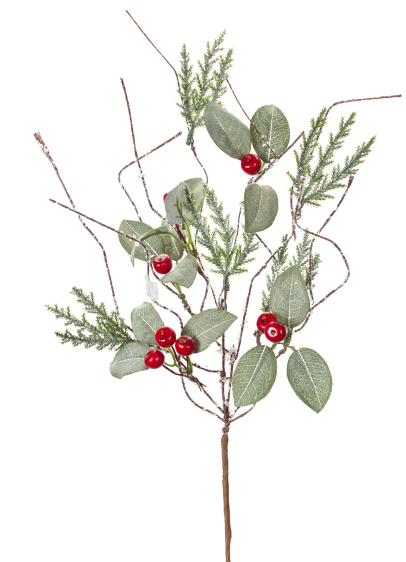 The Holiday Aisle® Cedar/Leaf/Berry Pick Bushes | Wayfair