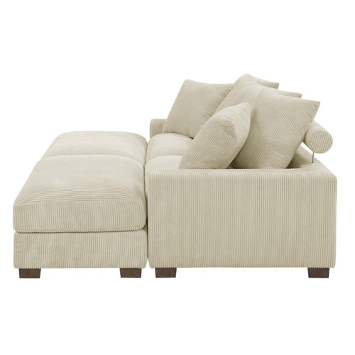 Wade Logan® Arzuaga 4 - Piece Upholstered Sectional & Reviews - Wayfair ...